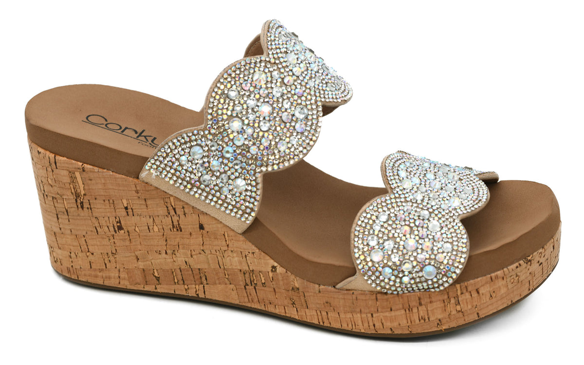 Corky’s Clear Make A Toast Wedge – Simply Chic Monogram Boutique Rockingham