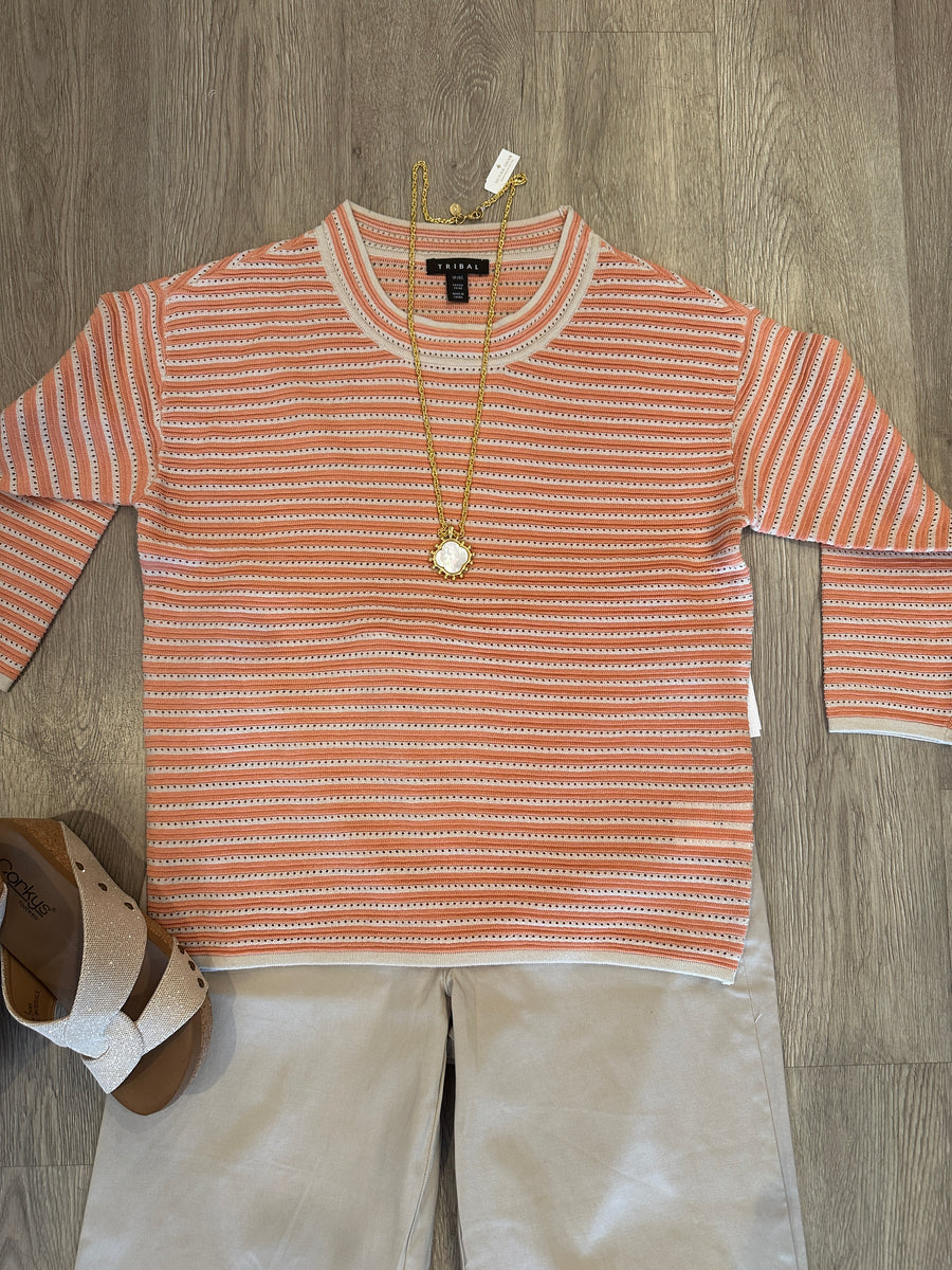 3/4 SLV BOAT NK SWEATER – Simply Chic Monogram Boutique Rockingham