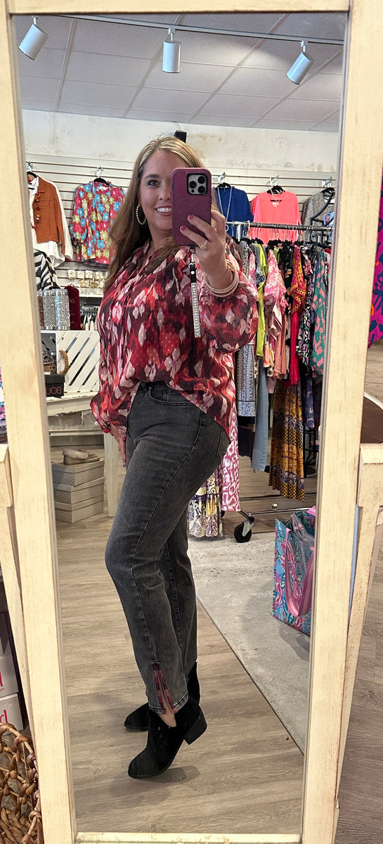 PUFF SLV BLOUSE – Simply Chic Monogram Boutique Rockingham